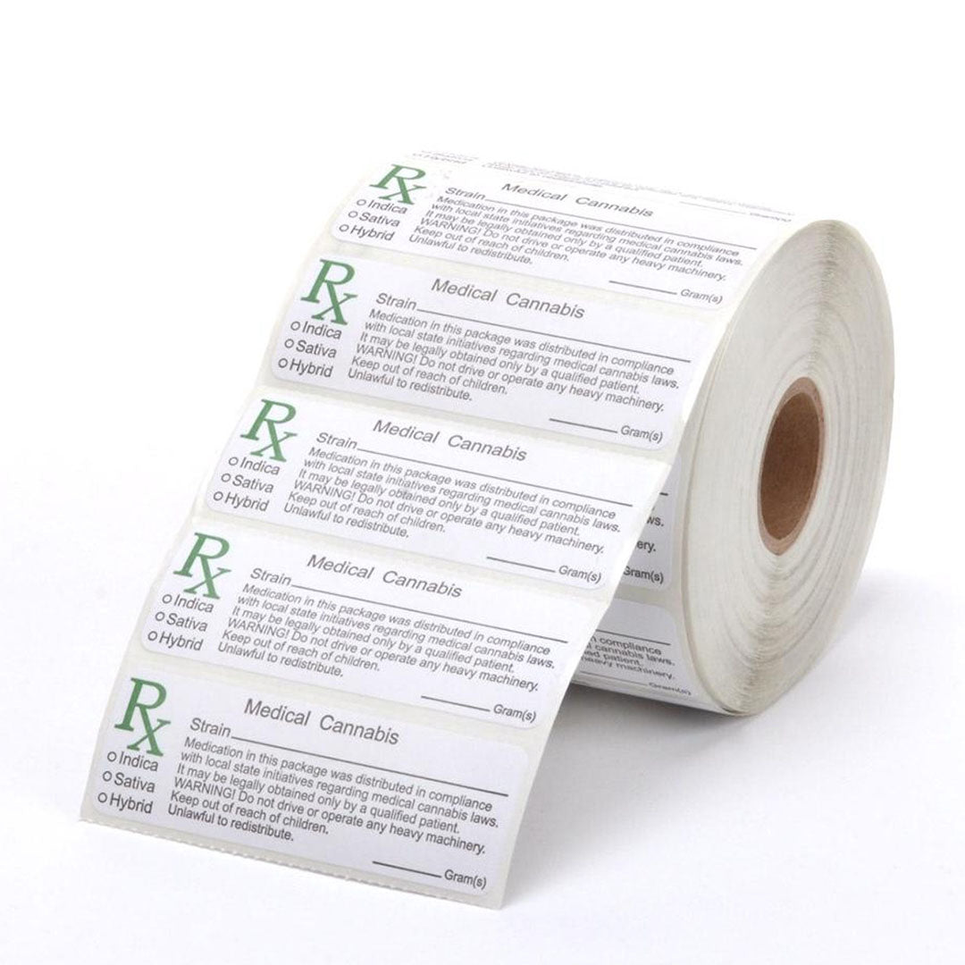 Generic Concentrate Rx Medical Compliant Labels 1000 pcs — London Vape ...