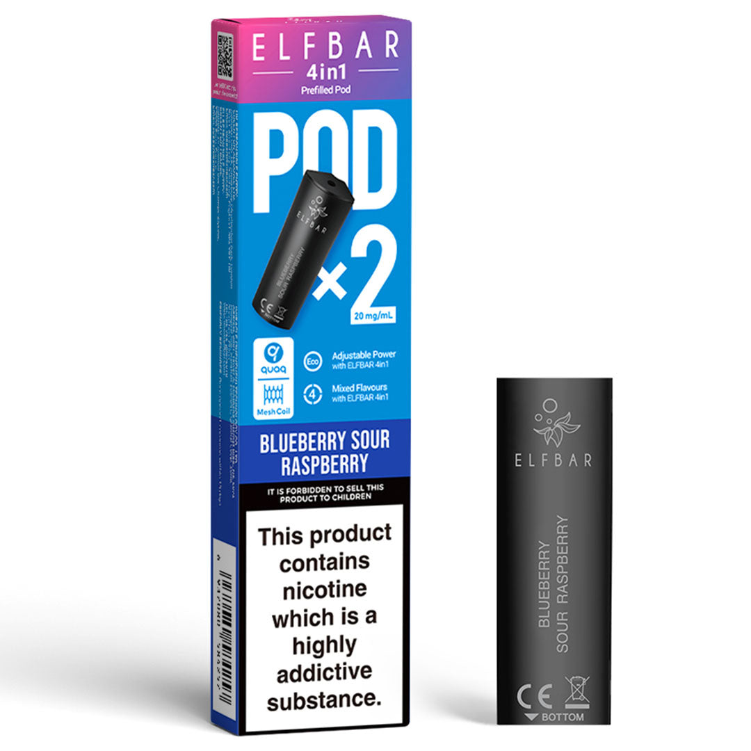 Elf Bar 4 in 1 Prefilled POD (Pack of 2) – London Vape wholesale