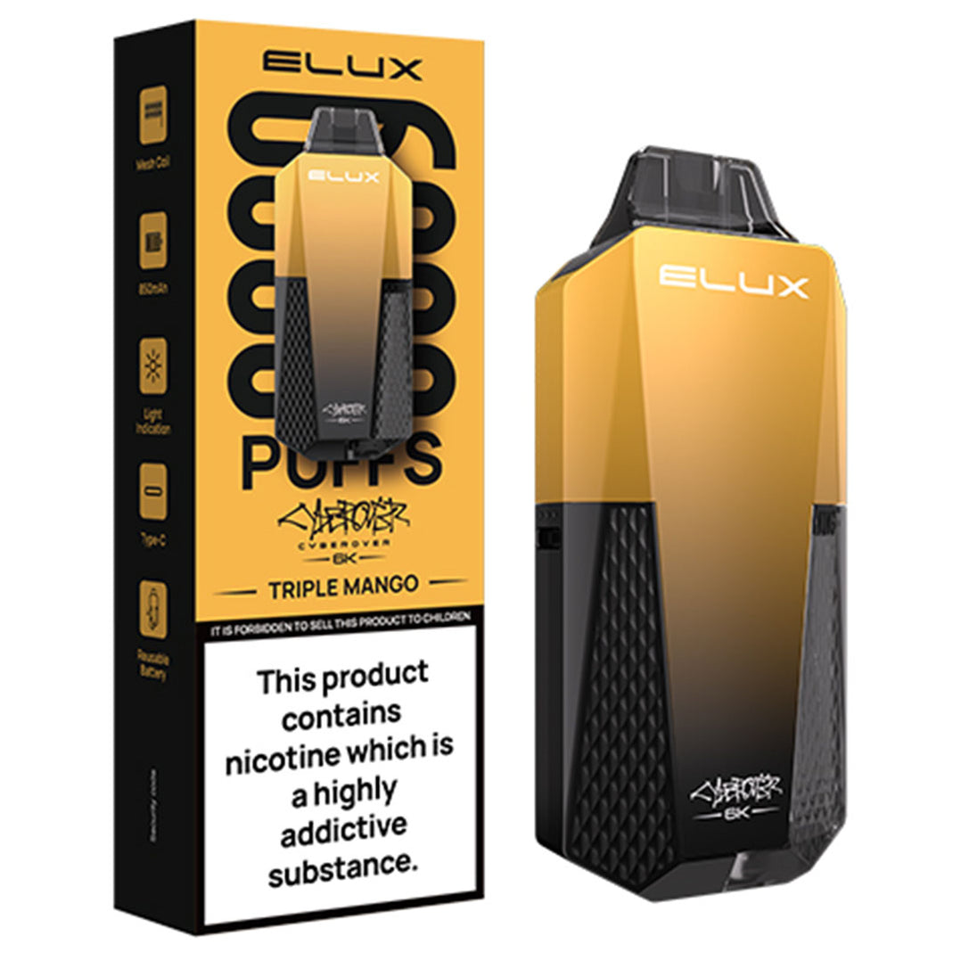 Elux Cyberover 6k Disposable Vape Kit — London Vape wholesale