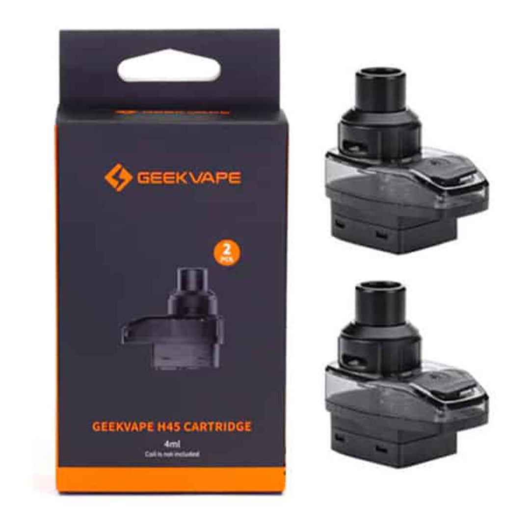 Geekvape H45 Replacement Empty Cartridge 2pcs XL — London Vape wholesale