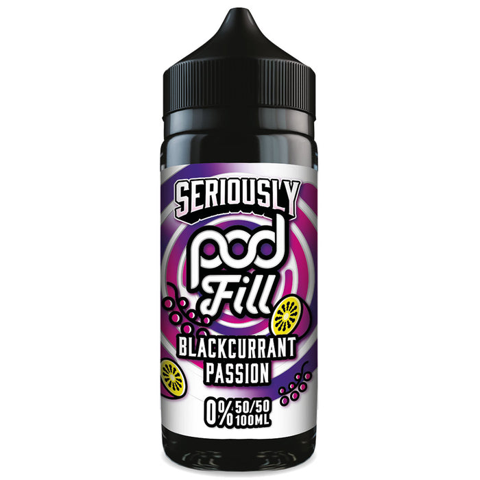 Seriously Pod Fill - Blackcurrant Passion 0mg 100ml — London Vape wholesale