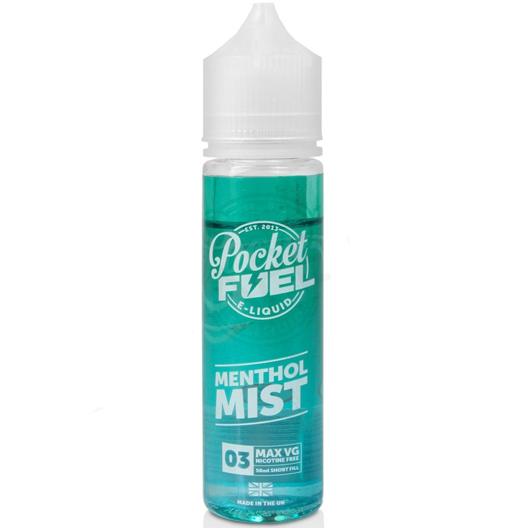 Pocket Fuel Menthol Mist Short Fill 50ml | Cheapest Wholesale Price ...